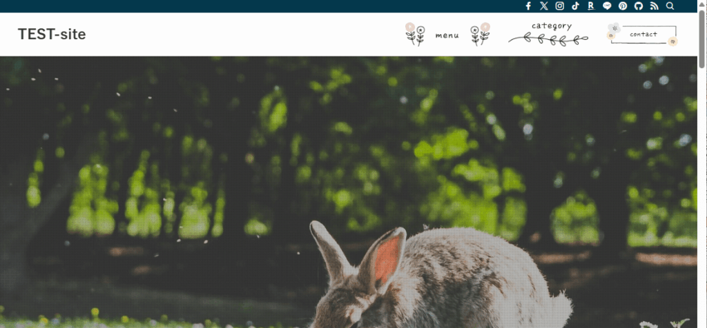 【SWELL】グローバルナビのメニューを好きな画像に変更する | Lapin.web